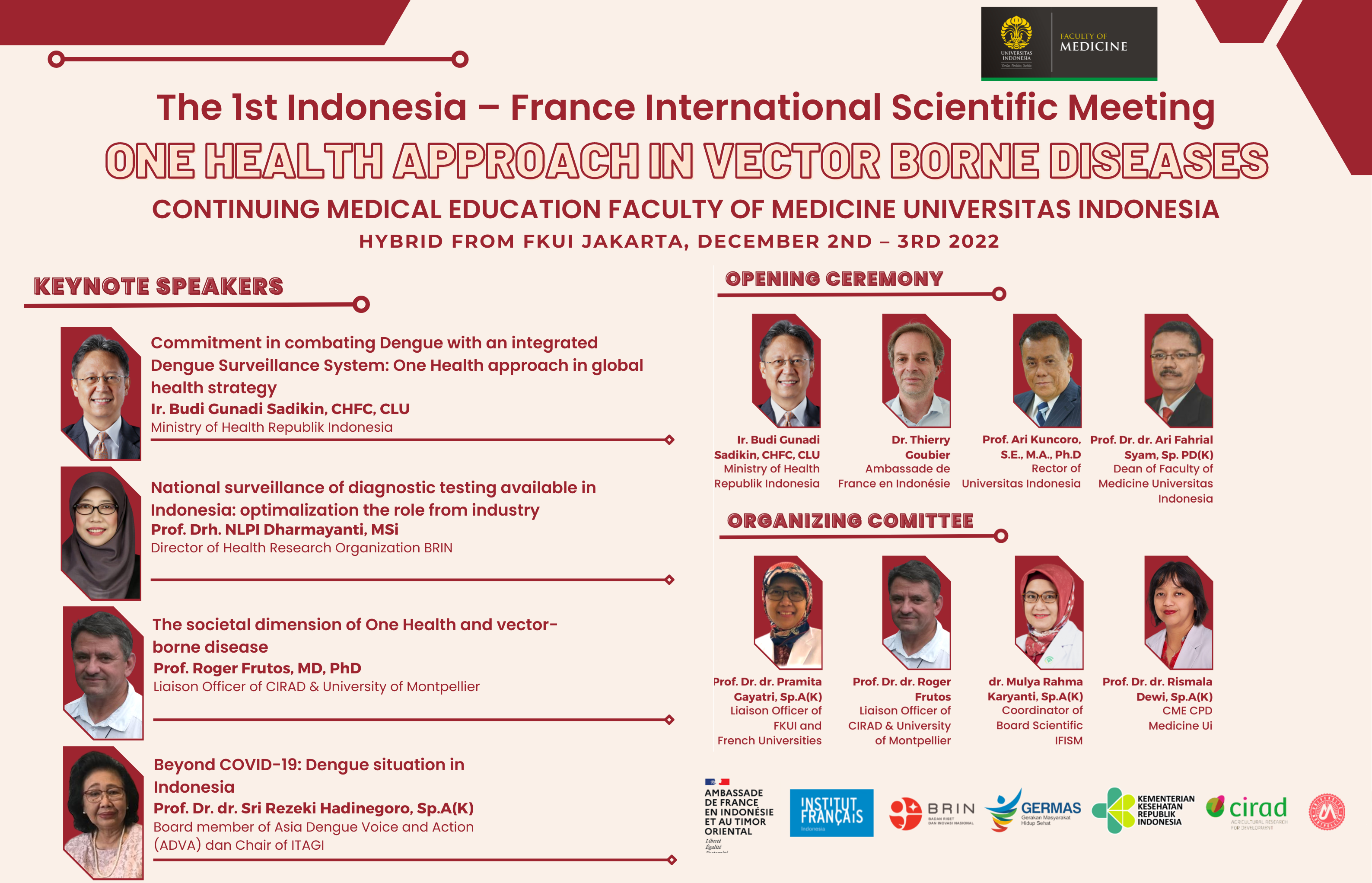 One Health Approach in Vector Borne Diseases: 1st Indonesia – France ...