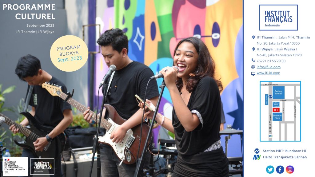 Programme culturel & cinéma IFI Jakarta septembre 2023 - Institut ...